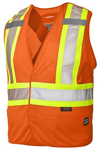 Work King 5-Point Tearaway Safety Vest - Soccer Equipment and Gear