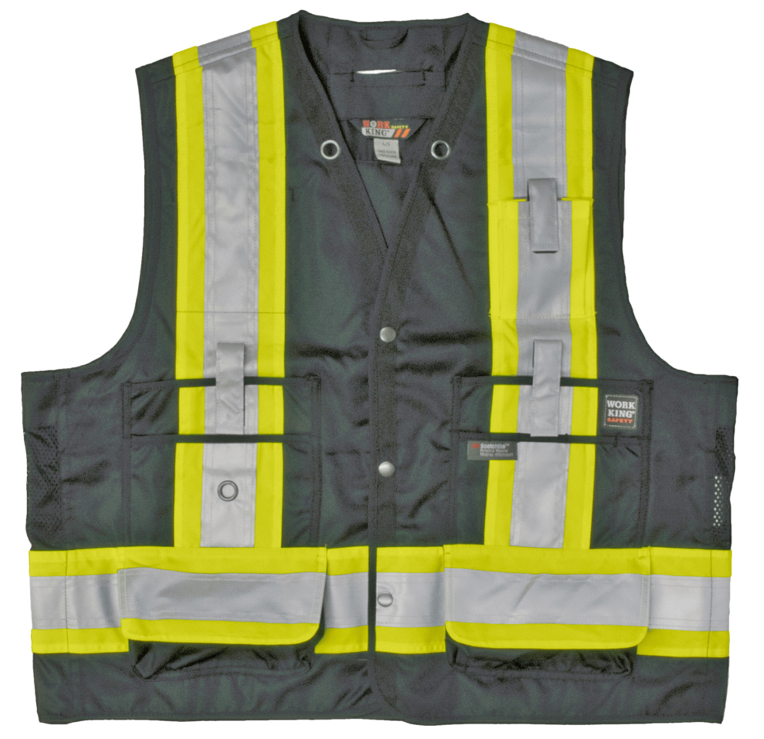 E126535 Work King Adult Surveyor Safety Vest
