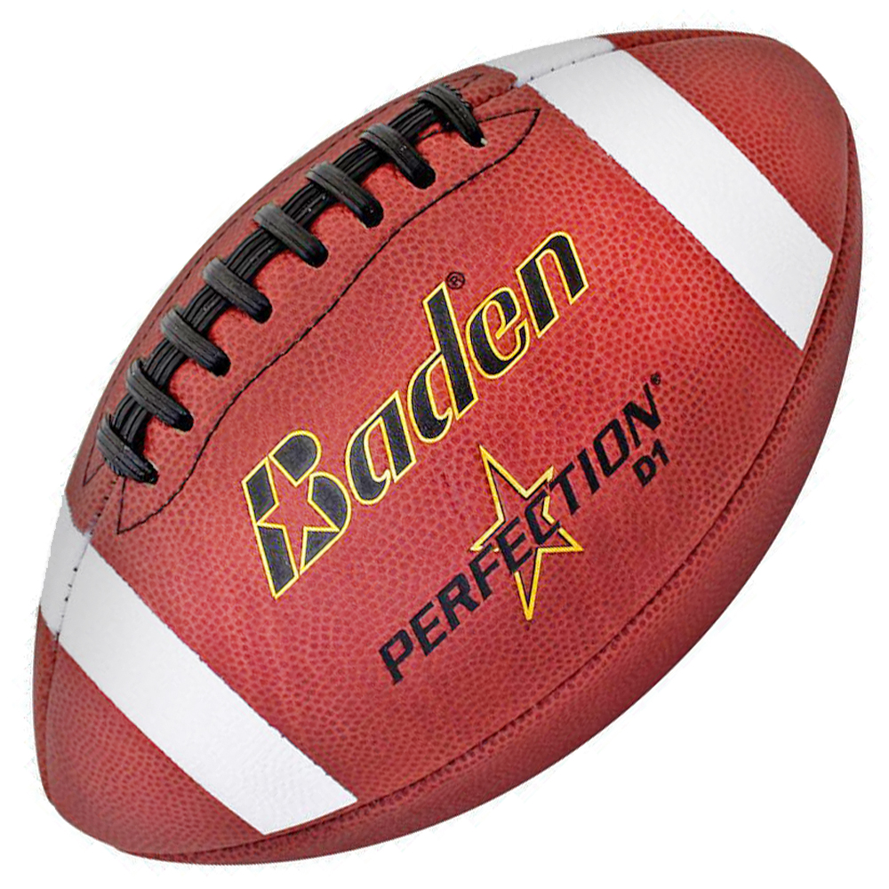 E126816 Baden Perfection D1 NFHS Leather Footballs