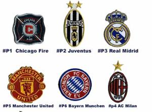 Professional Soccer Team Patches soccer gifts - Soccer Equipment and Gear