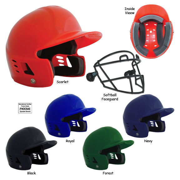 Champro Youth Batting Helmet w/SB Faceguard-NOCSAE - Baseball Equipment ...