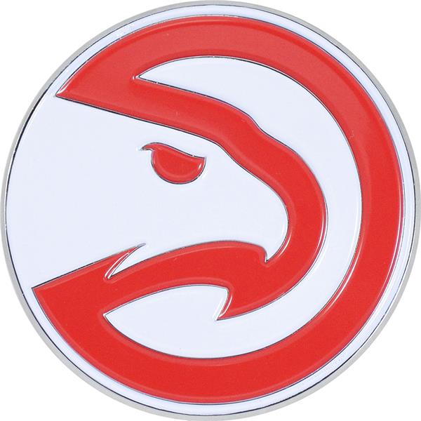 Fan Mats NBA Atlanta Hawks Colored Vehicle Emblem - Fan Gear