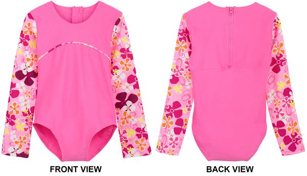 Tuga Girls One-Piece Swimsuit (UPF 50+) - Swimming Equipment and Gear