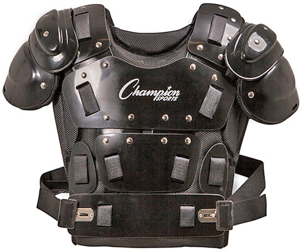 E128296 Outside Plastic Shield Pro Model Chest Protectors