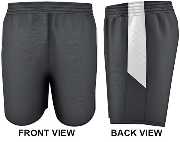 Women's Mock Mesh Single Ply Reversible Basketball 7" Shorts No Pockets ...