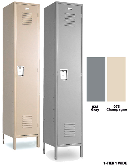 E12846 Vanguard Steel Single Gym Lockers