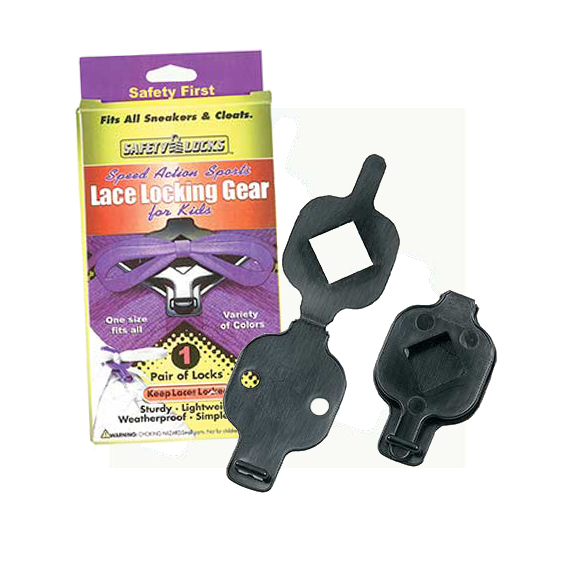 Safety Locks Lace Locking Gear for Kids - Soccer Equipment and Gear