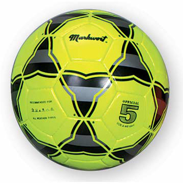 Markwort Triangular Neon Synthetic Soccer Balls - Soccer Equipment and Gear