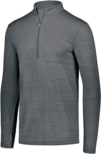 Adult Striated 1/2 Zip Pullover (Black,Graphite,Navy,Royal,Red)