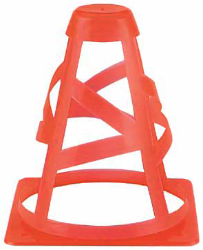 Markwort 6", 9" or 12" Safe Soccer Cones - Baseball Equipment & Gear