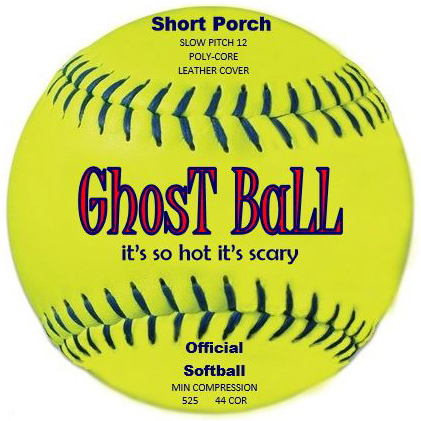 Short Porch Ghost Ball Softballs (6 pk) - Baseball Equipment & Gear