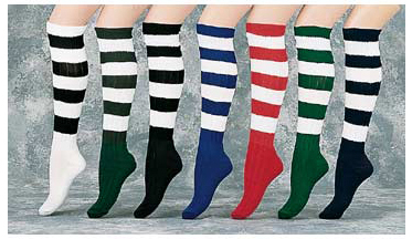 Soccer Four Stripe Hoop Socks - Soccer Equipment and Gear