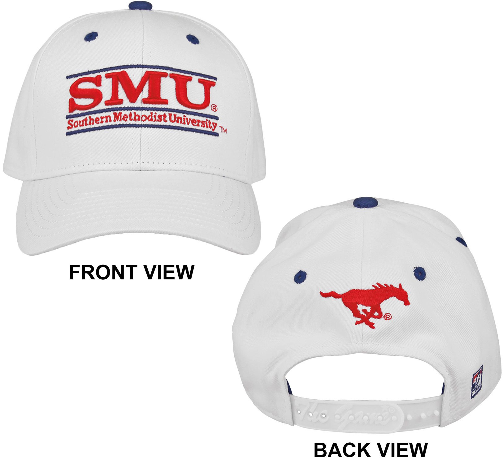 E130468 The Game SMU Snapback College Bar Cap (dz)