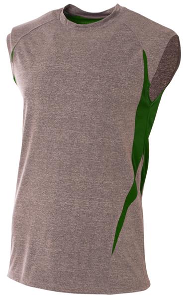 A4 Performance Colorblock Muscle Tee Shirts CO - Closeout Sale - Soccer ...