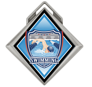 Hasty 3" G-Force Medal Shield Custom Swimming Insert - Swimming ...