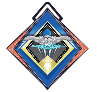 Hasty Excel 3" Orange Medal G-Force Custom Swimming Mylar - Swimming ...