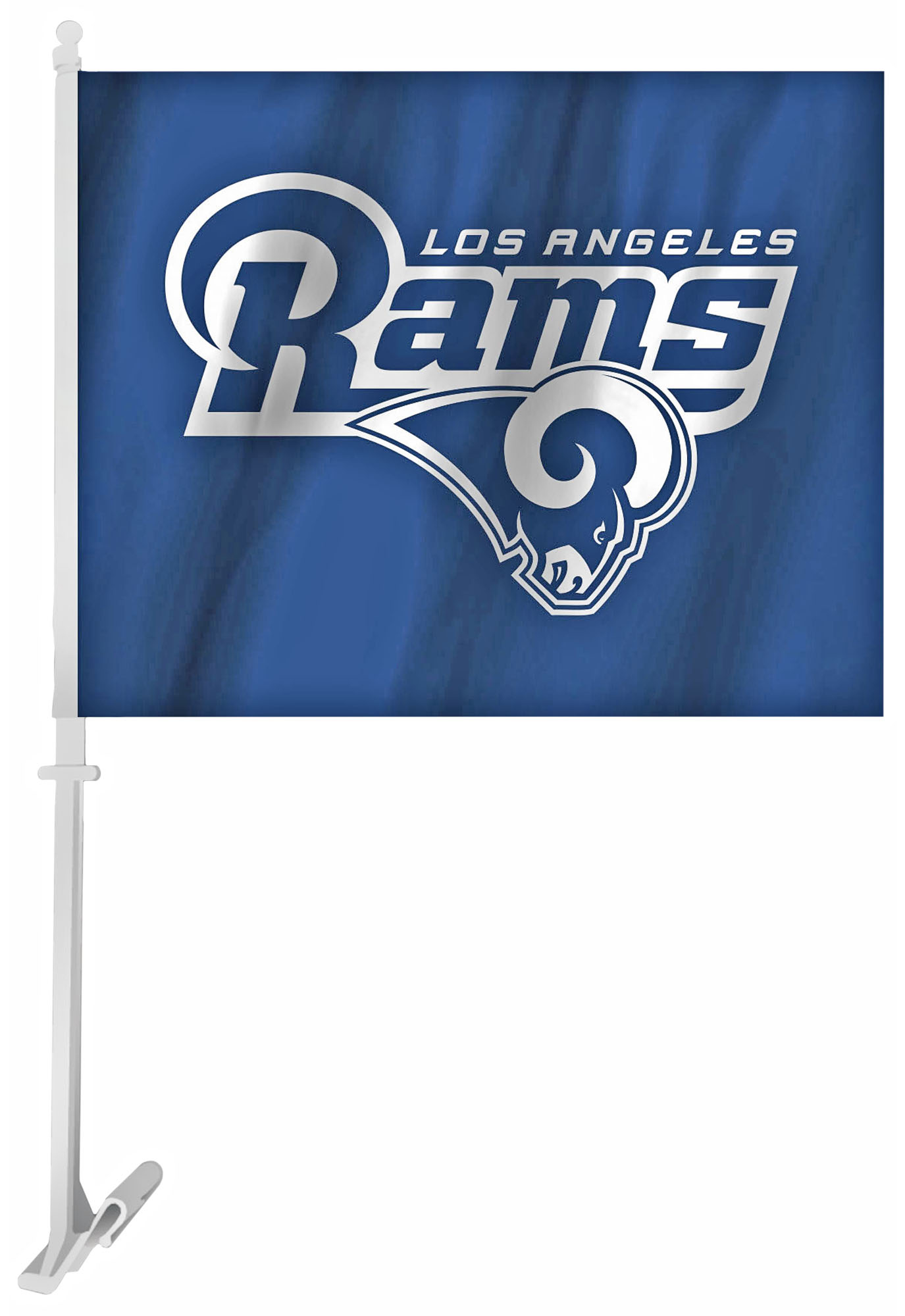 E132991 NFL Los Angeles Rams 2-Sided 11"x14" Car Flag