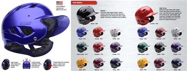 Schutt AiR-3 Batting Helmets-NOCSAE (RMP) - Closeout Sale - Baseball ...