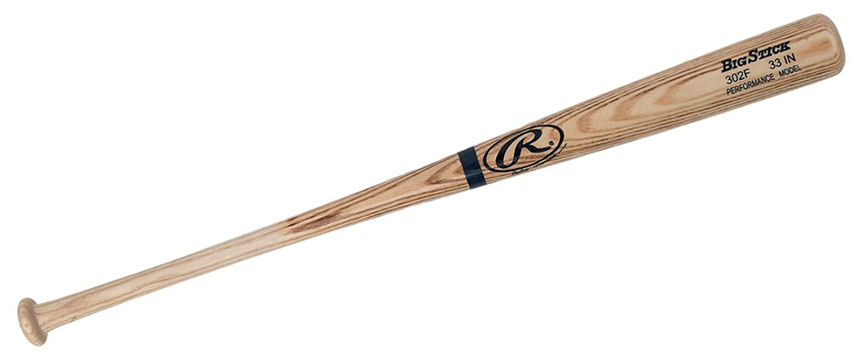 E133245 Rawlings Adult Wood Big Stick Baseball Bat 302F