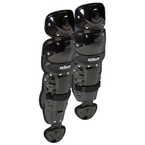 Schutt Adjustable Baseball Umpire Leg Guards - Baseball Equipment & Gear