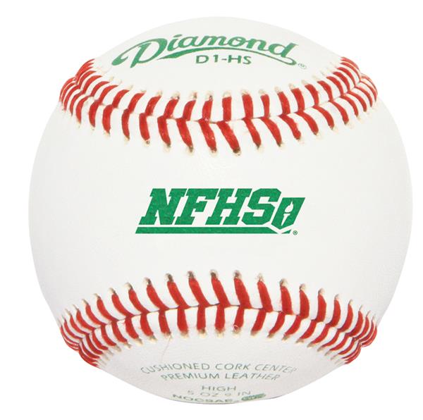 Diamond D1-HS NFHS Baseballs (DZ) - Baseball Equipment & Gear