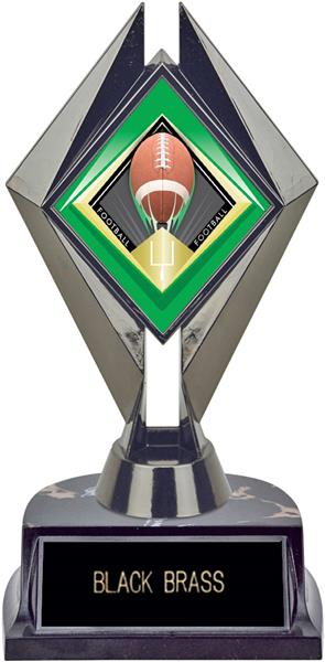 7" Black Diamond Custom Football Trophy Marble Base - Football ...