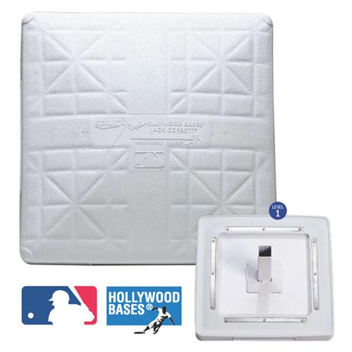 Schutt Jack Corbet MLB Hollywood Baseball Bases - Baseball Equipment & Gear