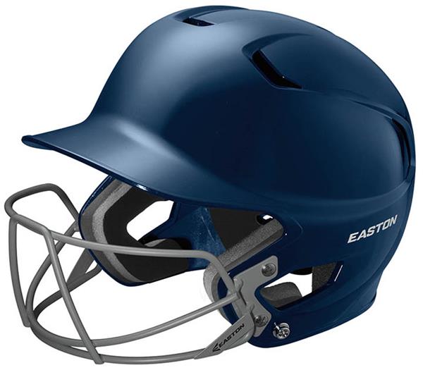 Easton Z5 Solid W/Gray Mask Batters Helmets - Baseball Equipment & Gear