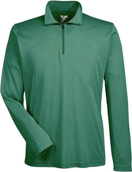 Team 365 Zone Sonic Heather 1/4 Zip Jacket - Soccer Equipment and Gear