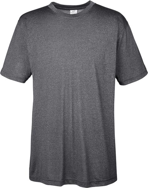 UltraClub Men's Cool & Dry Heathered T-Shirt - Cheerleading Equipment ...