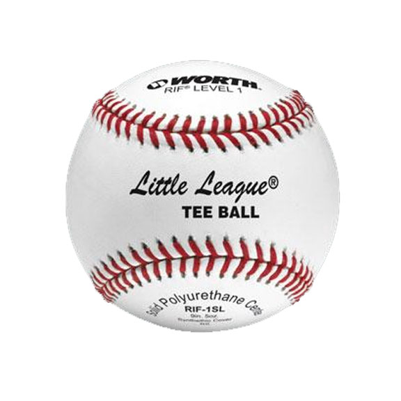 Worth 9" Little League RIF Safety T-ball Baseballs - Baseball Equipment ...