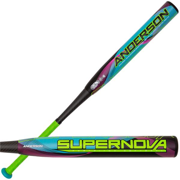 Anderson 2019 Supernova Fastpitch Softball Bat -10 - Baseball Equipment ...