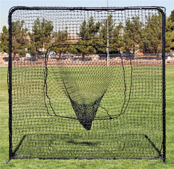 FallLine Baseball Square Screen with Sock Net - Baseball Equipment & Gear