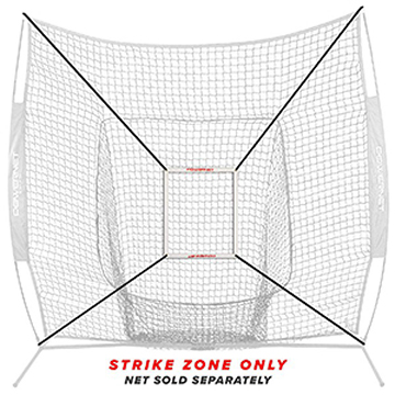 Powernet Baseball Softball Strike Zone Attachment - Baseball Equipment ...