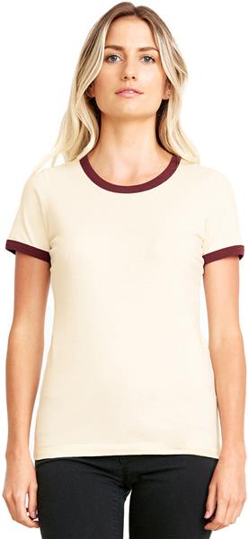 Next Level Ladies Ringer T-Shirt - Cheerleading Equipment and Gear