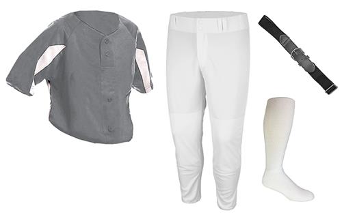 Youth Faux Button Baseball Jersey Pant Kit - Baseball Equipment & Gear