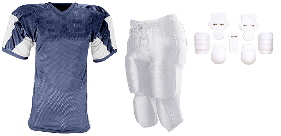 E136398 Youth Mesh Football Jersey Pants & Pad Set KIT