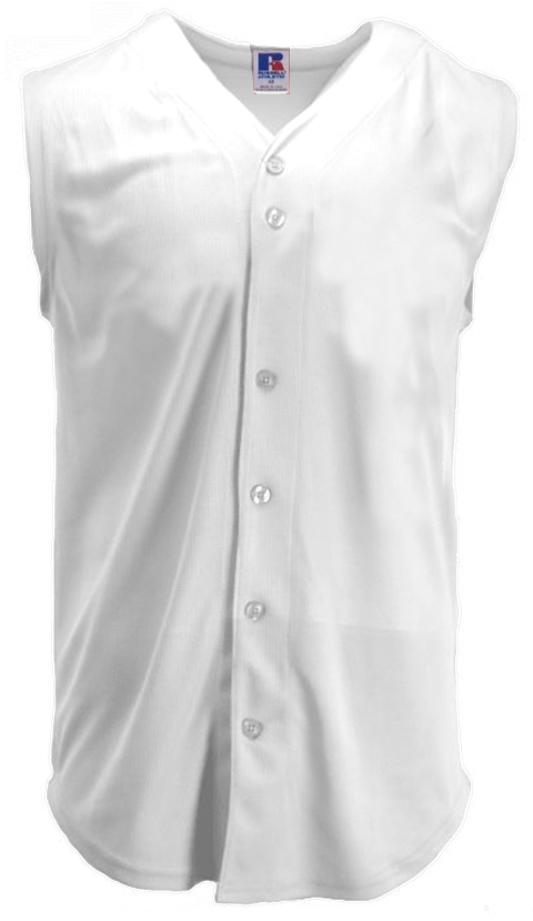 E136892 Womens Sleeveless Softball Jersey (WXL,W2XL) Full-Button