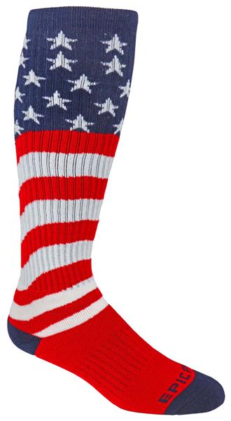 'Merica Unfurled Flag Kneehigh/OTC Socks PAIR - Closeout Sale ...