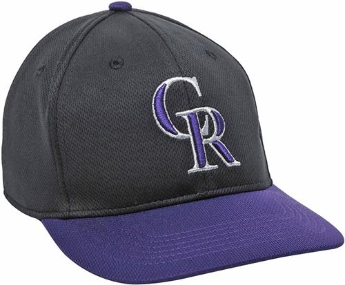 OC Sports MLB-350 Colorado Rockies ALT Cap - Baseball Equipment & Gear