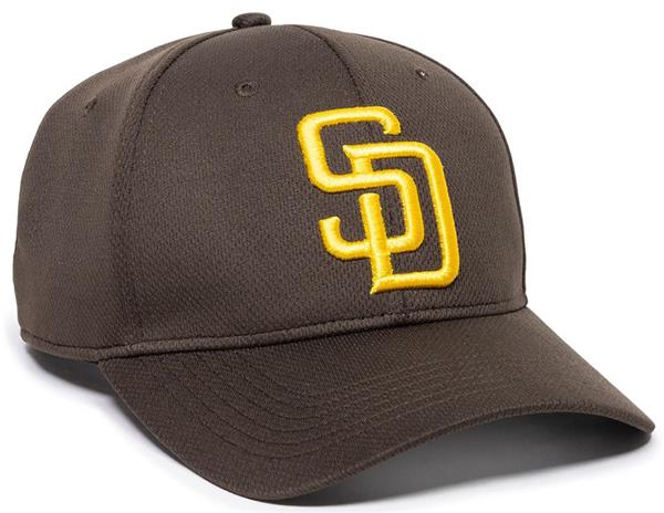 OC Sports MLB-350 San Diego Padres Ball Cap - Baseball Equipment & Gear