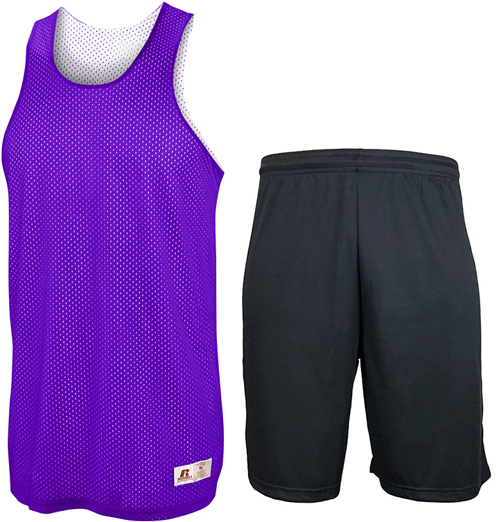 E138984 Adult & Youth Reverse Basketball Jersey Shorts Kit
