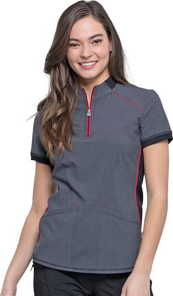 Cherokee Infinity Womens Zip-up Mock Neck Top - Cheerleading Equipment ...