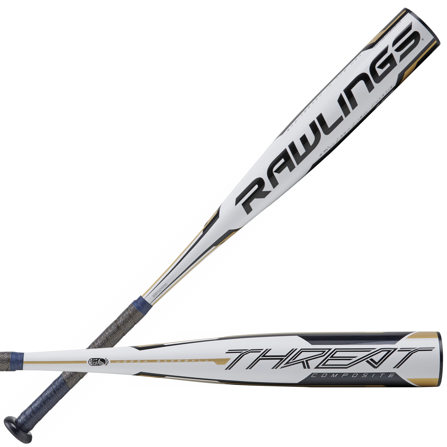 E139929 Rawlings 2020 USSSA Threat Baseball Bat (-12)