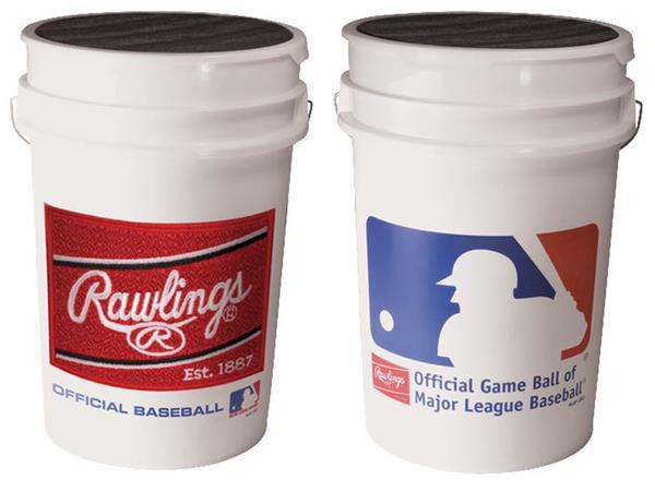 Rawling 6 GA Flat Seam College Ball/Bucket Combo - Baseball Equipment ...