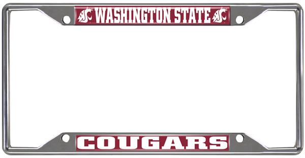 Fan Mats NCAA Washington State License Plate Frame - Fan Gear