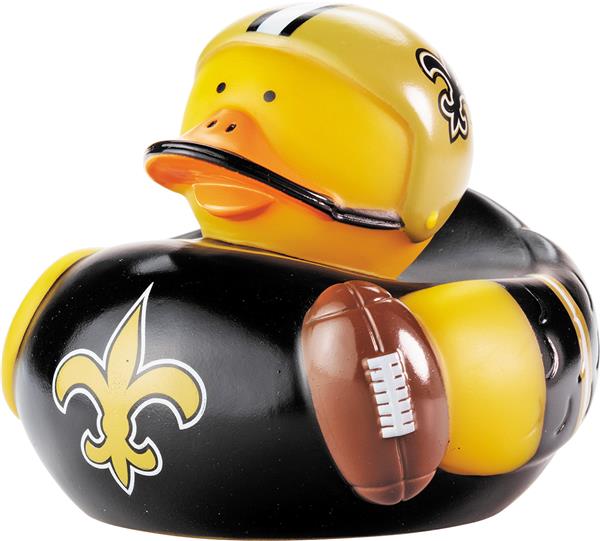 NFL New Orleans Saints 4" Rubber Duck (EACH) - Fan Gear