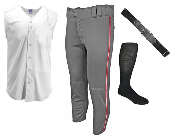 Women Sleeveless Jersey Pant Sock Softball KIT - Baseball Equipment & Gear