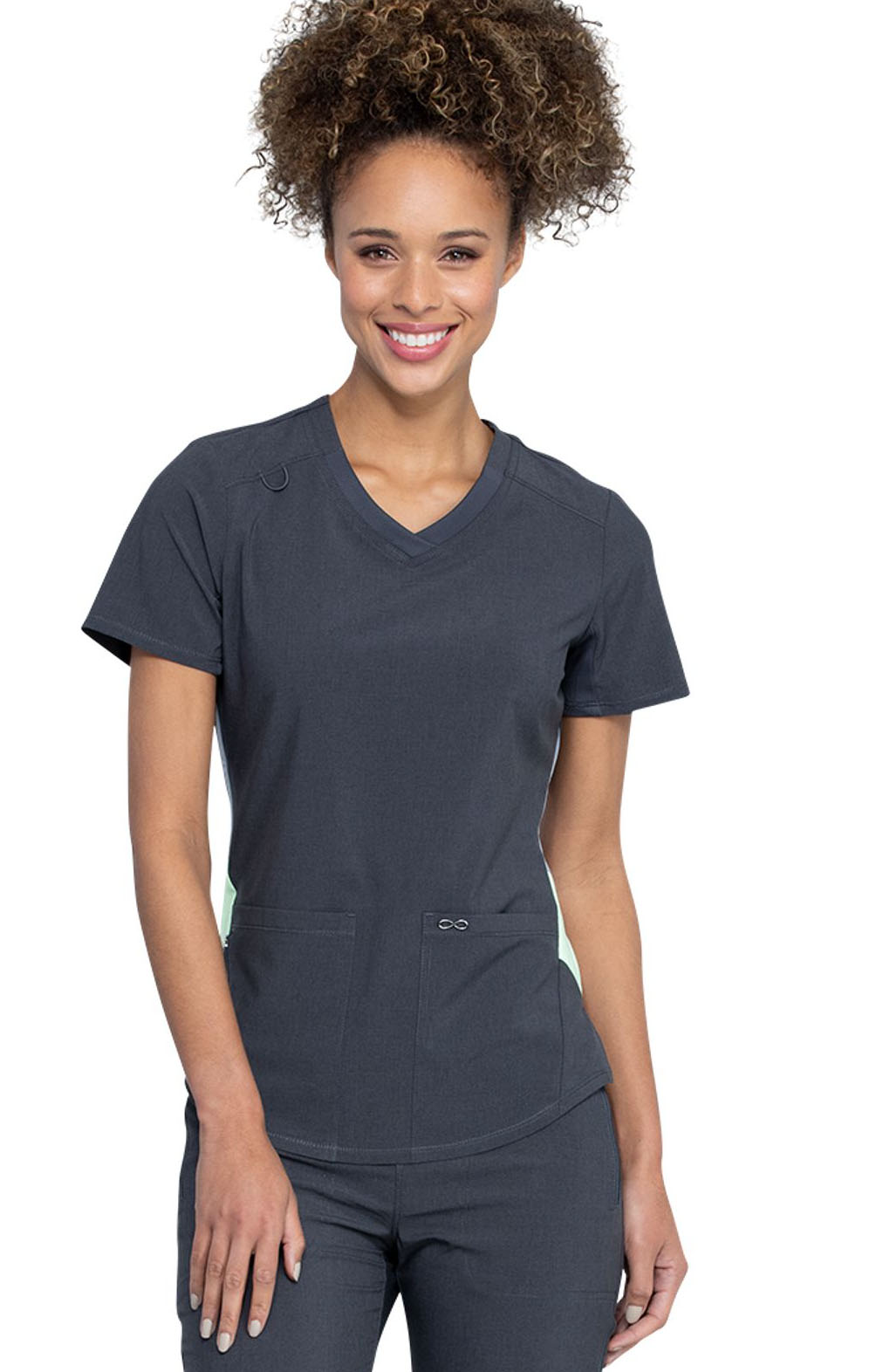 E142071 Cherokee Infinity Womens V-Neck Top