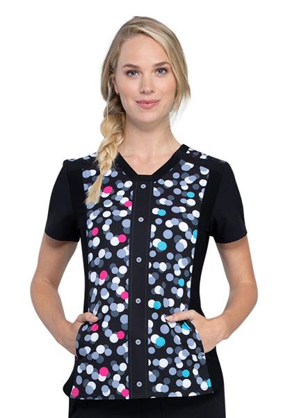 Cherokee Infinity Womens V-Neck Knit Panel Top - Cheerleading Equipment ...